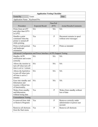 Check listfordesktopapp | DOC