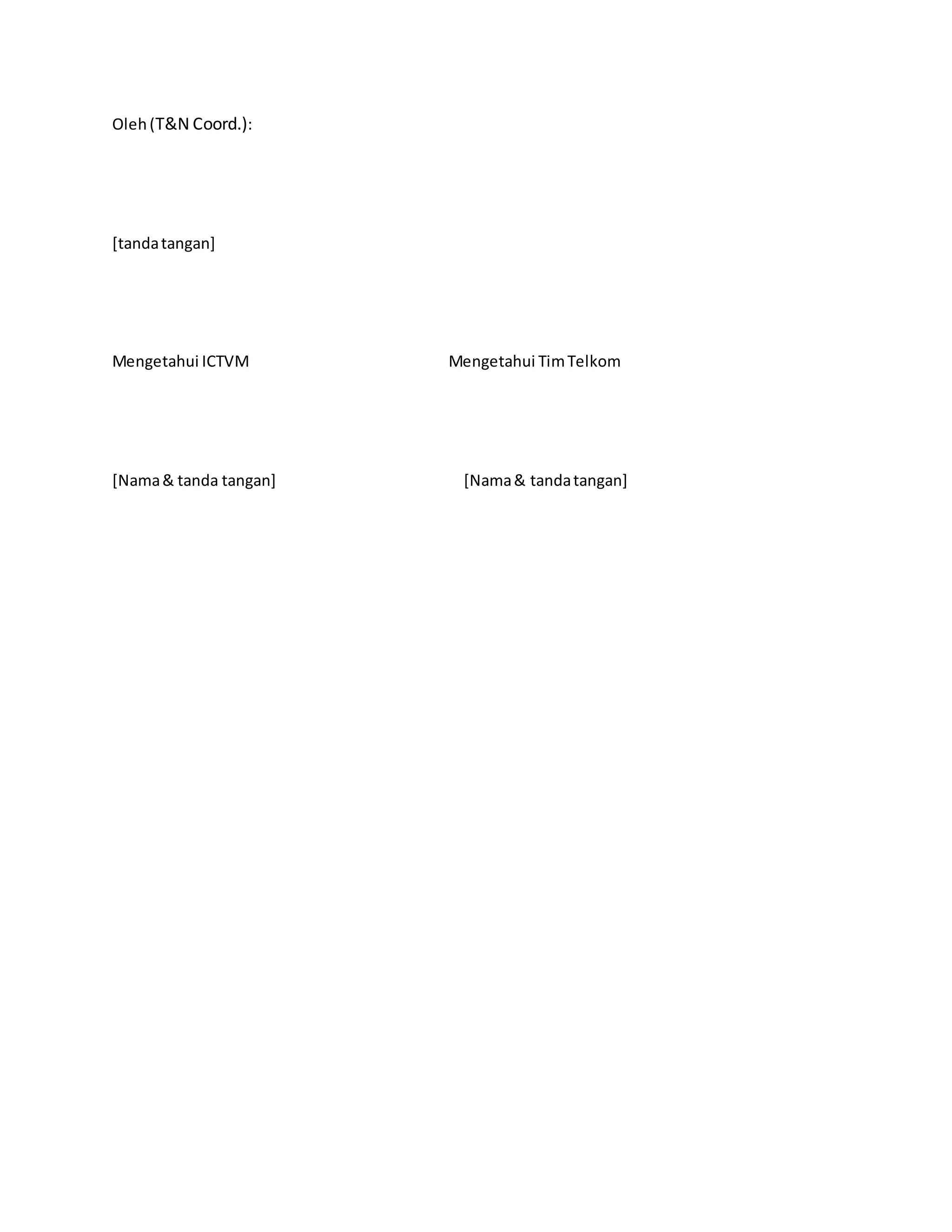 Check list form for t n coord. (check in) v1 draft | PDF