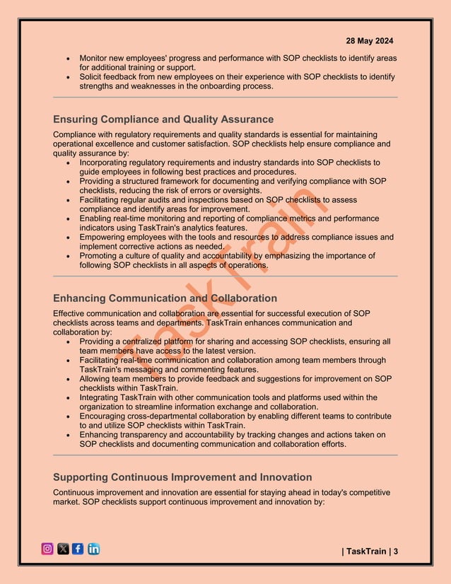 Checklist for Standard Operating Procedures.pdf
