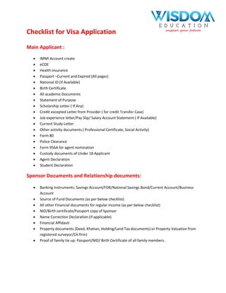 Checklist for Visa Application_Australia (1).pdf