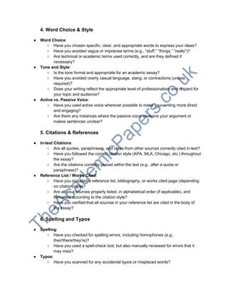 Checklist for Writing High Quality College & University Essays.pdf