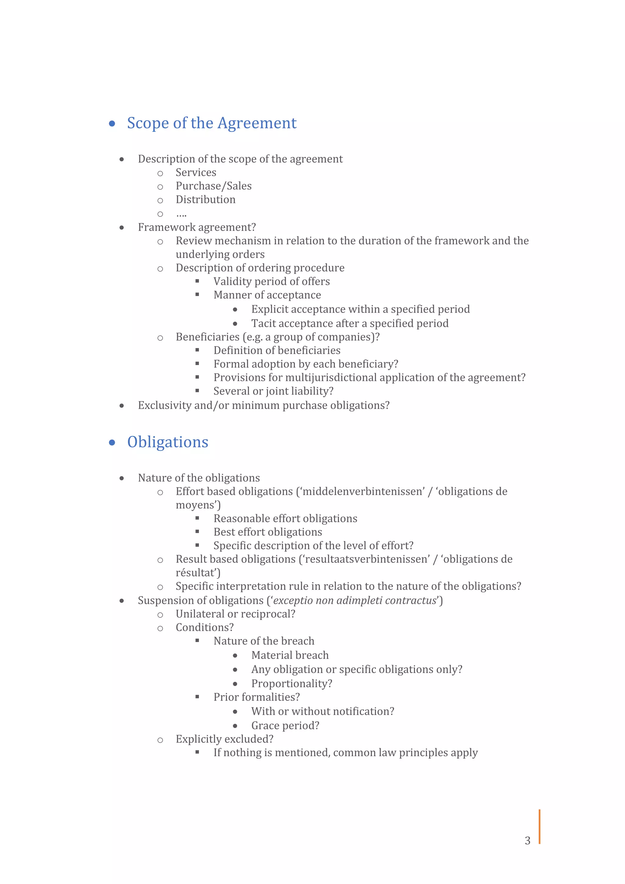 How to draft contracts - checklist | PDF | Legal Services Industry ...