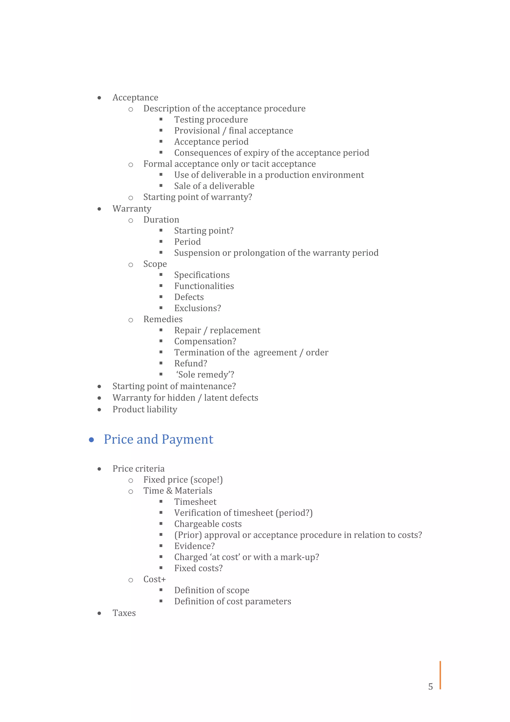 How to draft contracts - checklist | PDF | Legal Services Industry ...