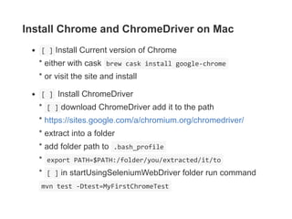Checklist How to Install Firefox GeckoDriver and Chromedriver on Windows and Mac for Selenium ...