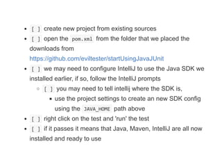 Checklist - How to install Java, Maven Intellij on Windows & Mac | PDF