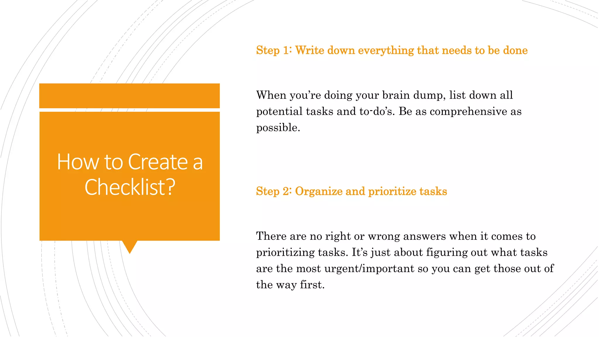 How and why to Checklisting | PPT