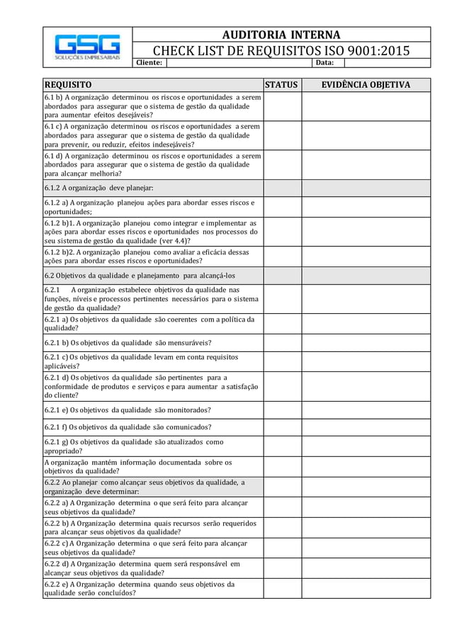Check List ISO 9001-2015 - Rev.0 - GSG.docx