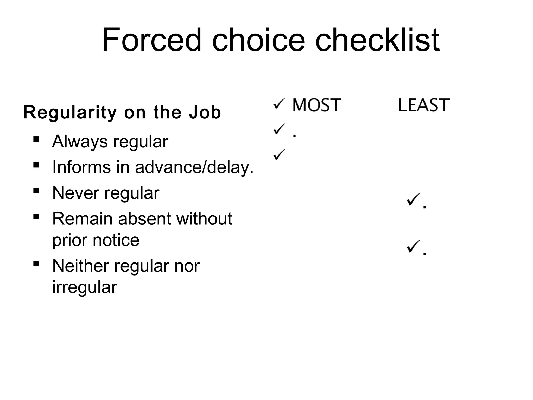 Checklist method | PPT