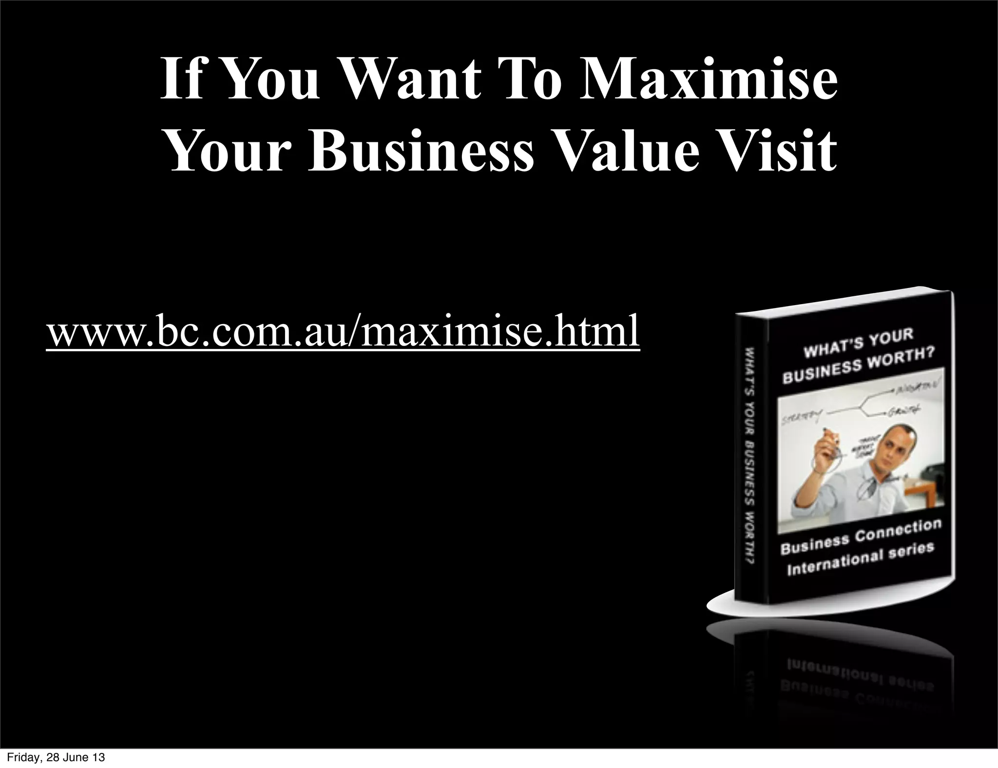 Business Valuation Checklist | PDF