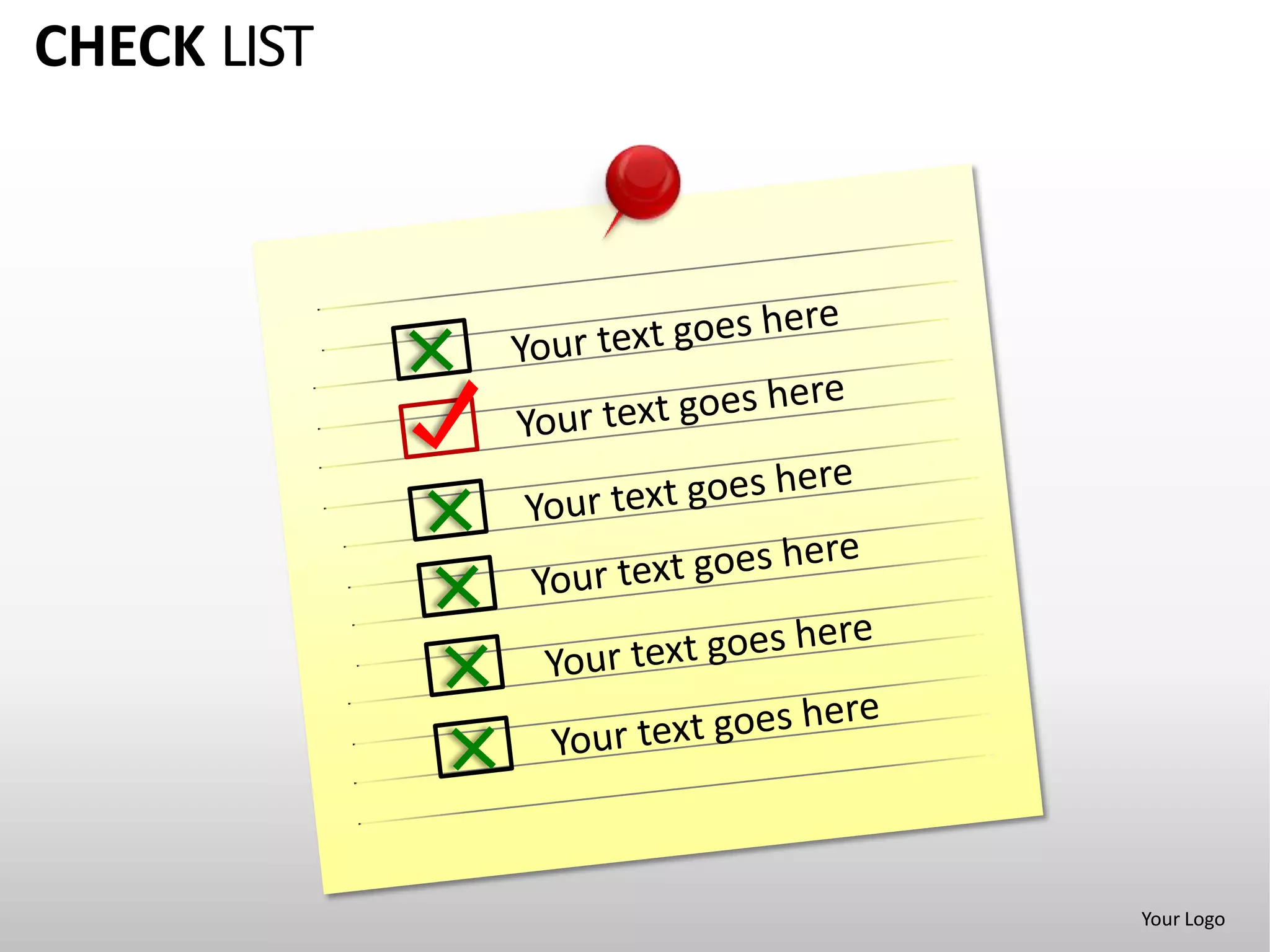 Check list powerpoint presentation templates | PPT