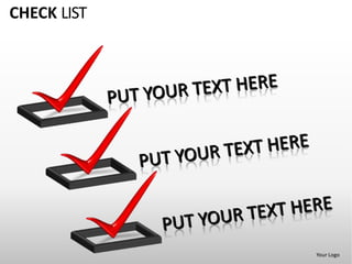 Check list powerpoint presentation templates | PPT