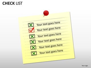 Check list powerpoint presentation templates | PPT