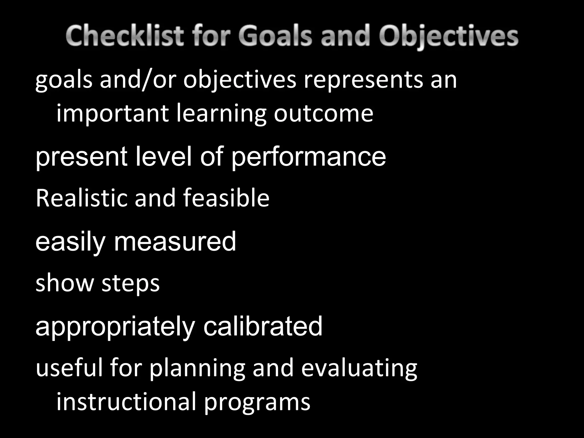Checklists | PPT