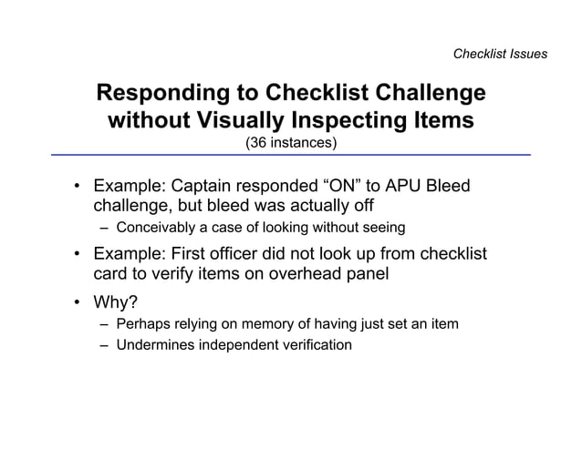 Checklists, Monitoring, and Multitasking in Cockpit Operations | PPT
