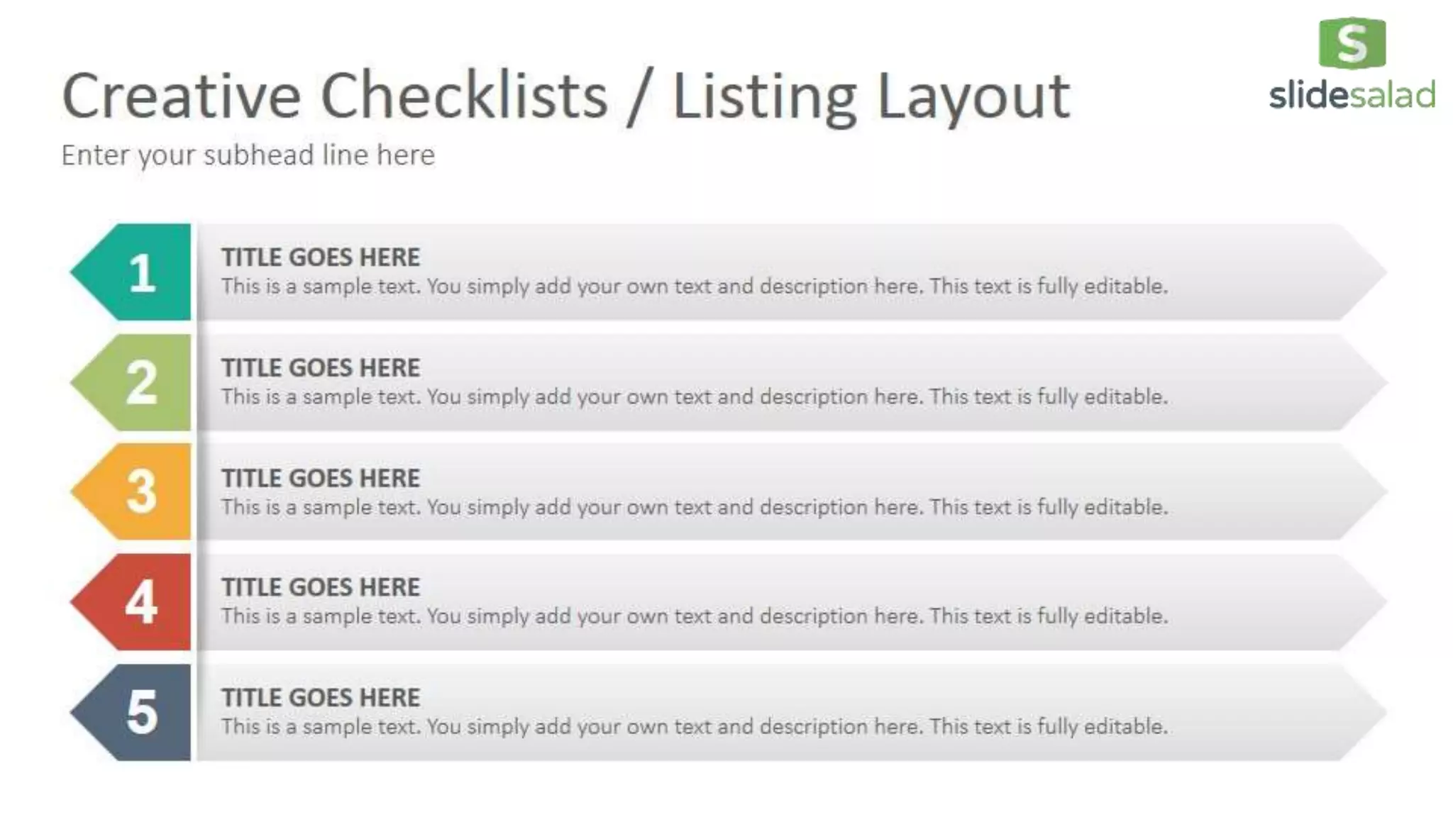Checklists Diagrams Google Slides Presentation Template - SlideSalad | PPTX