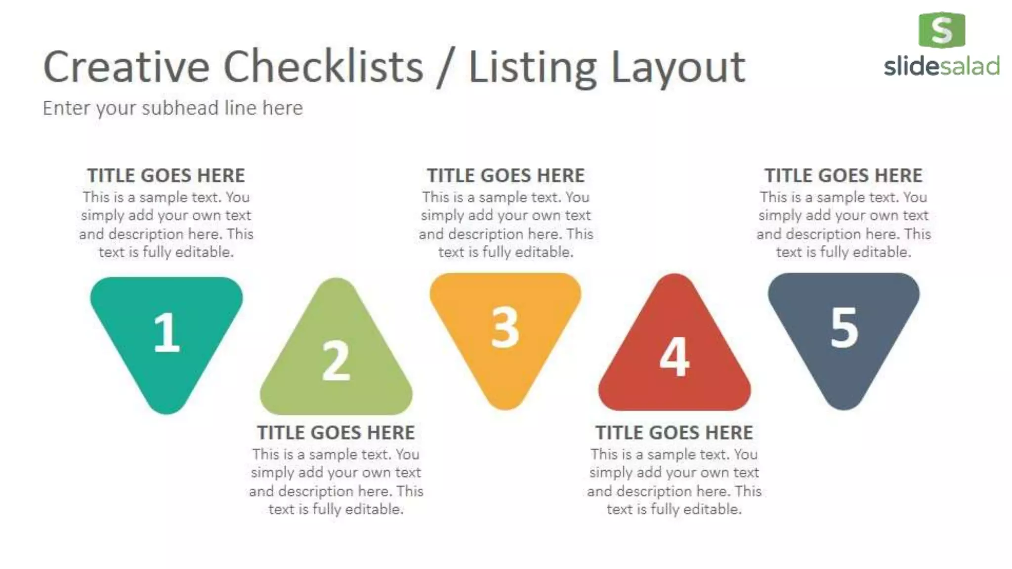 Checklists Diagrams Google Slides Presentation Template - SlideSalad | PPTX