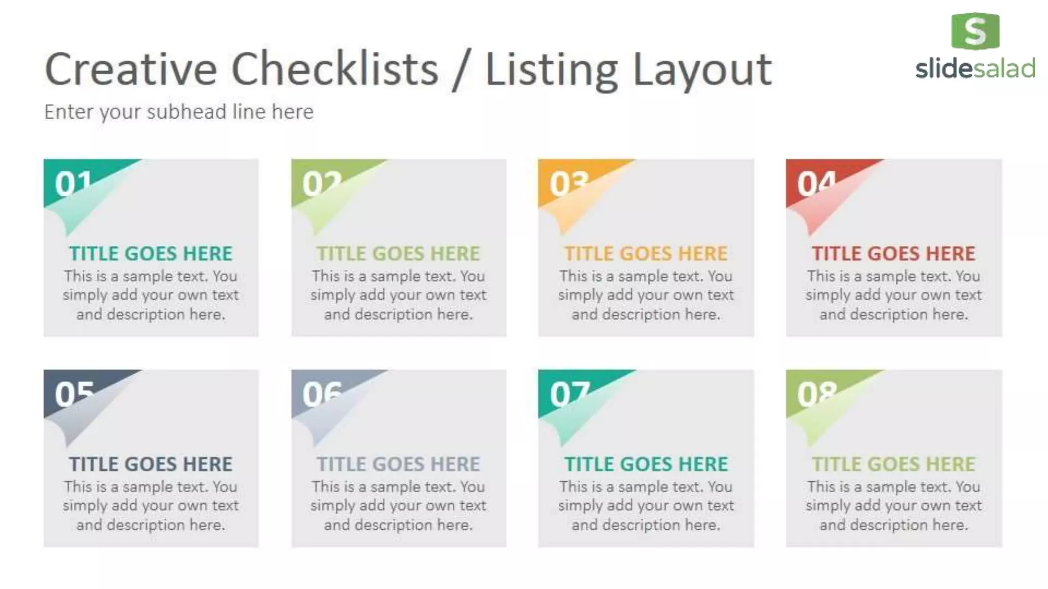 Checklists Diagrams PowerPoint Presentation Template - SlideSalad | PPT