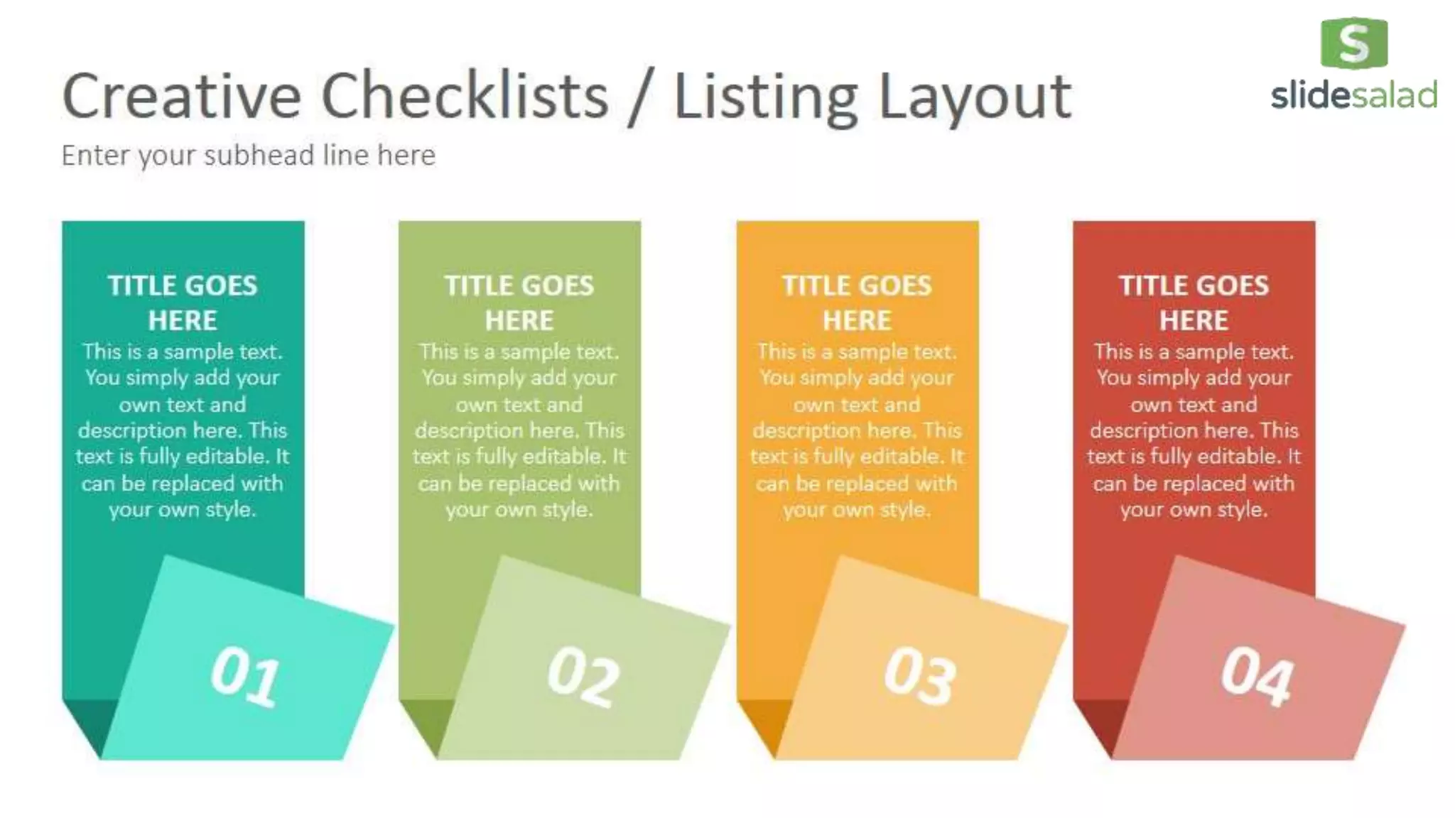 Checklists Diagrams PowerPoint Presentation Template - SlideSalad | PPT