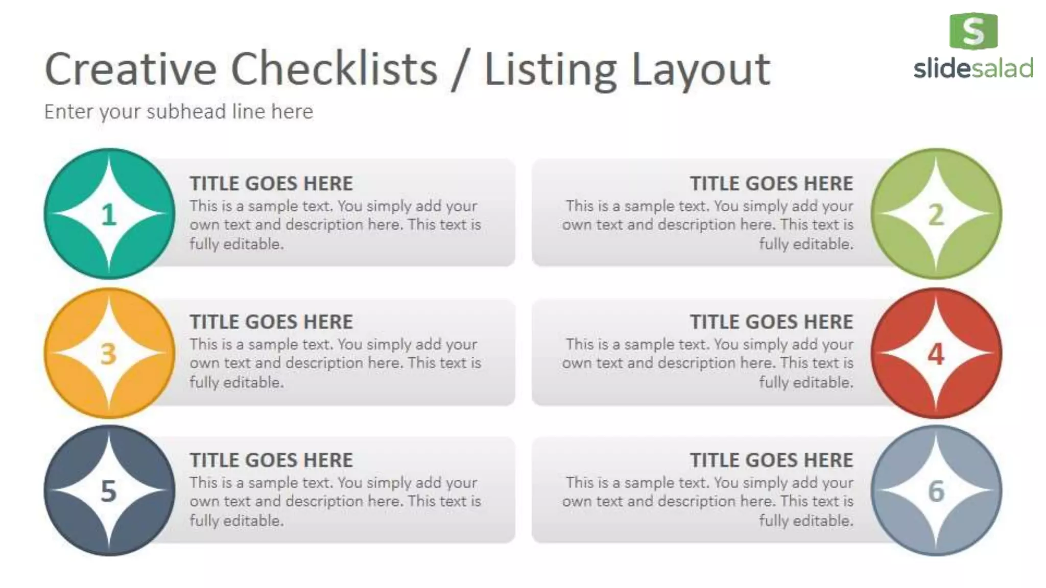 Checklists Diagrams PowerPoint Presentation Template - SlideSalad | PPT