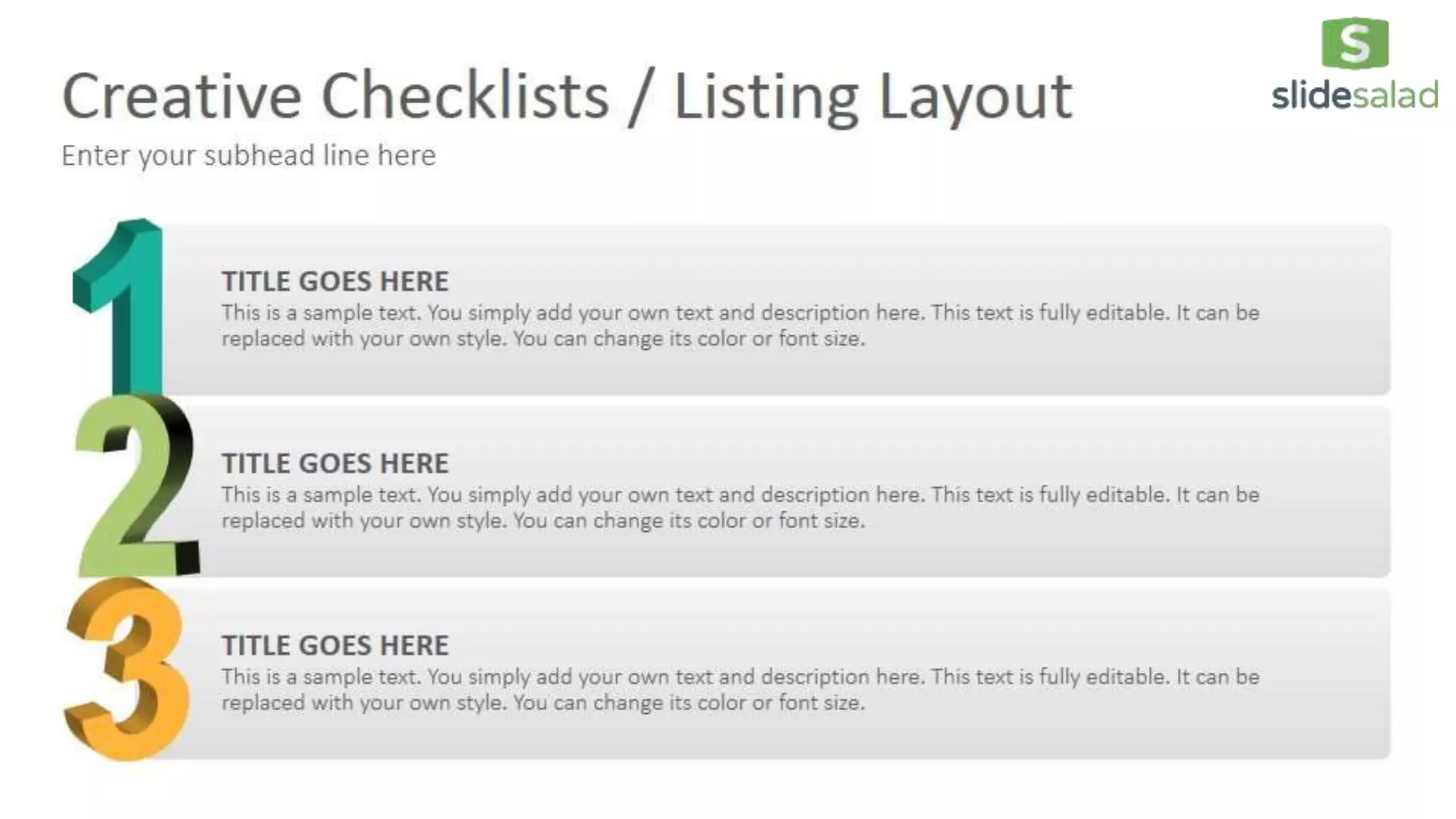 Checklists Diagrams PowerPoint Presentation Template - SlideSalad | PPT