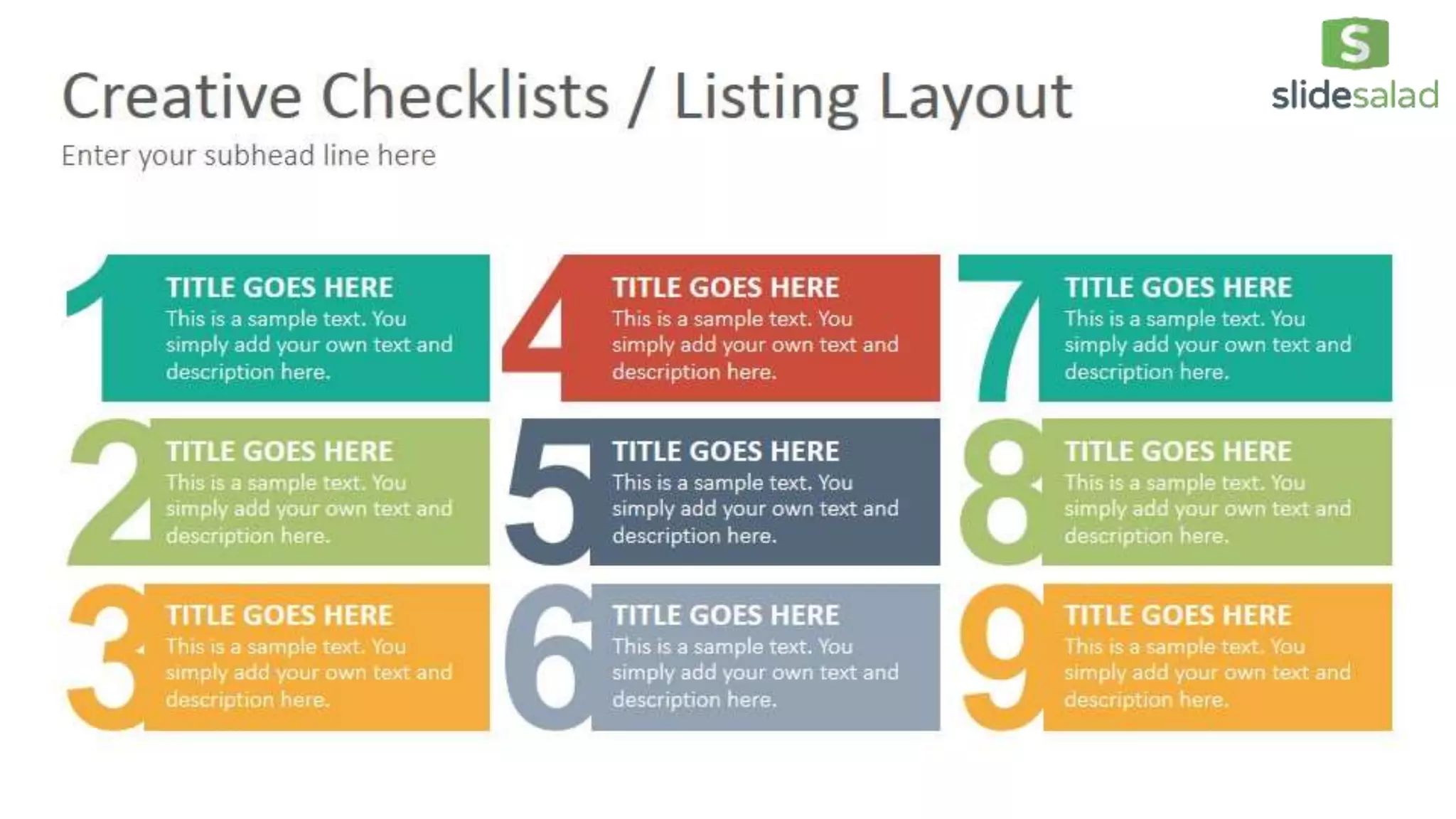 Checklists Diagrams PowerPoint Presentation Template - SlideSalad | PPT