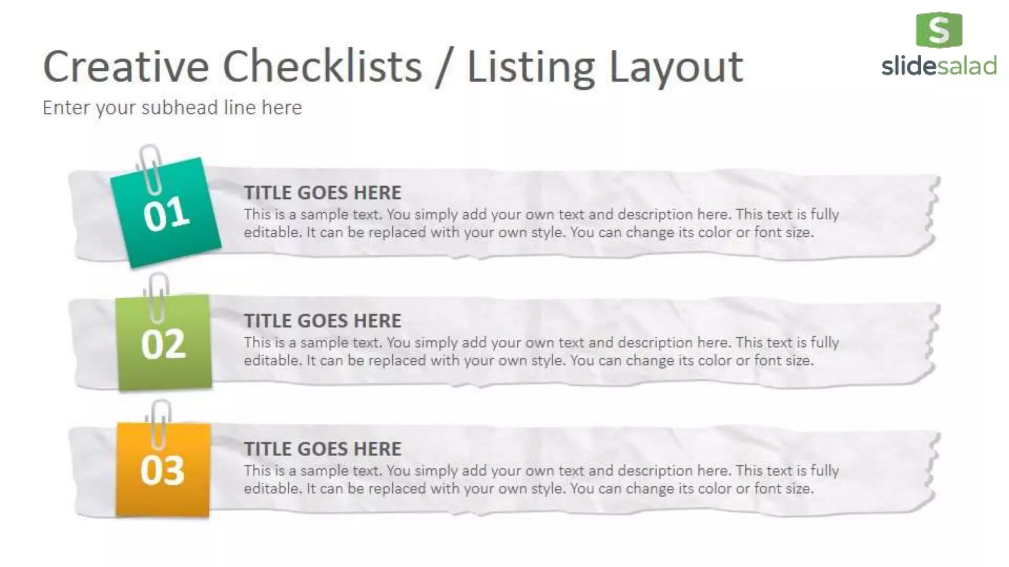 Checklists Diagrams PowerPoint Presentation Template - SlideSalad | PPT