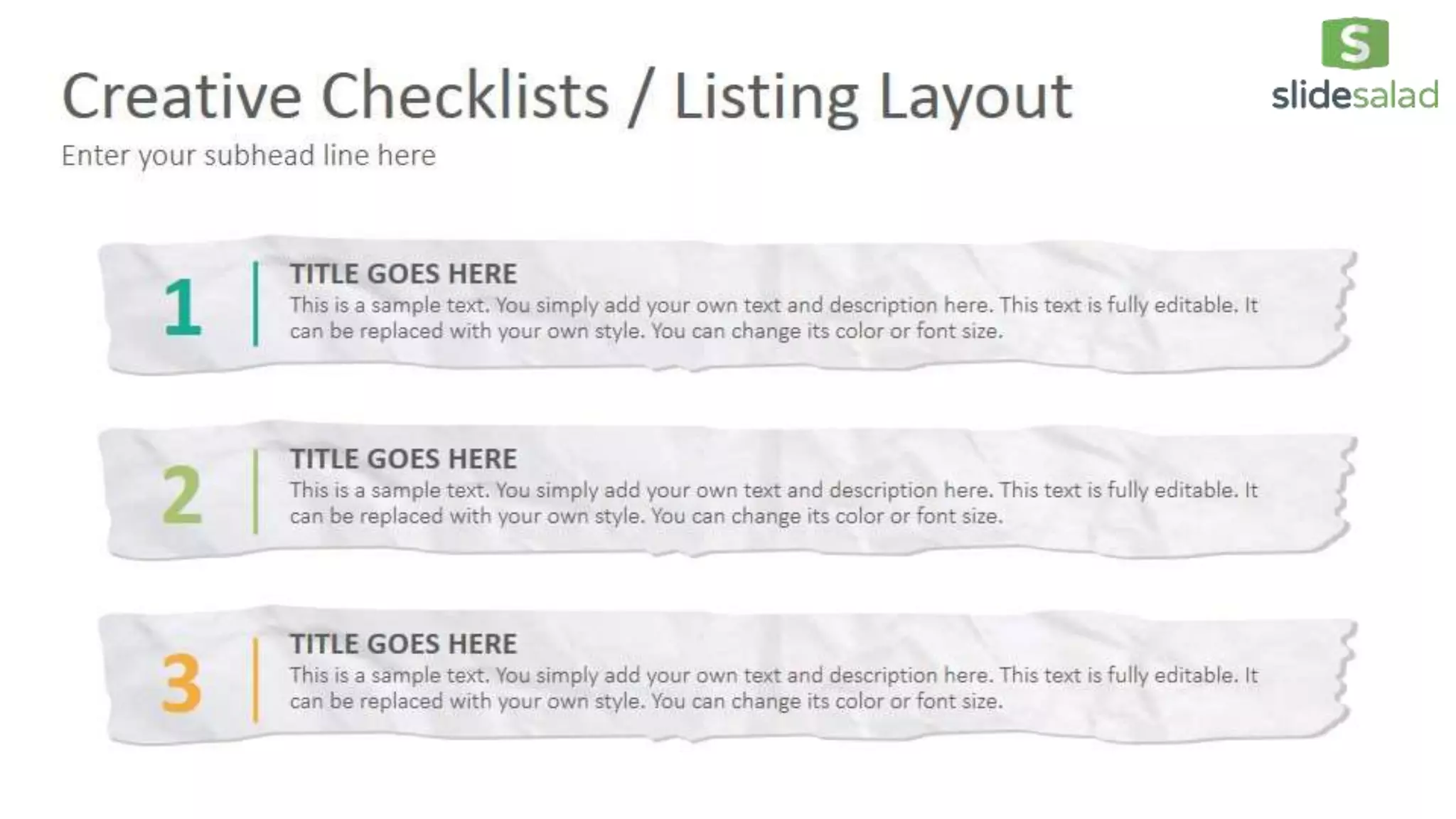 Checklists Diagrams PowerPoint Presentation Template - SlideSalad | PPT