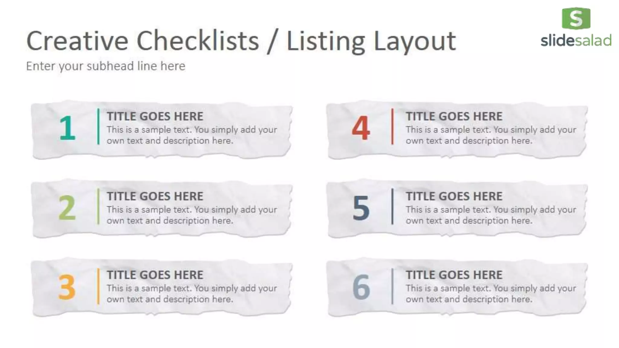 Checklists Diagrams PowerPoint Presentation Template - SlideSalad | PPT
