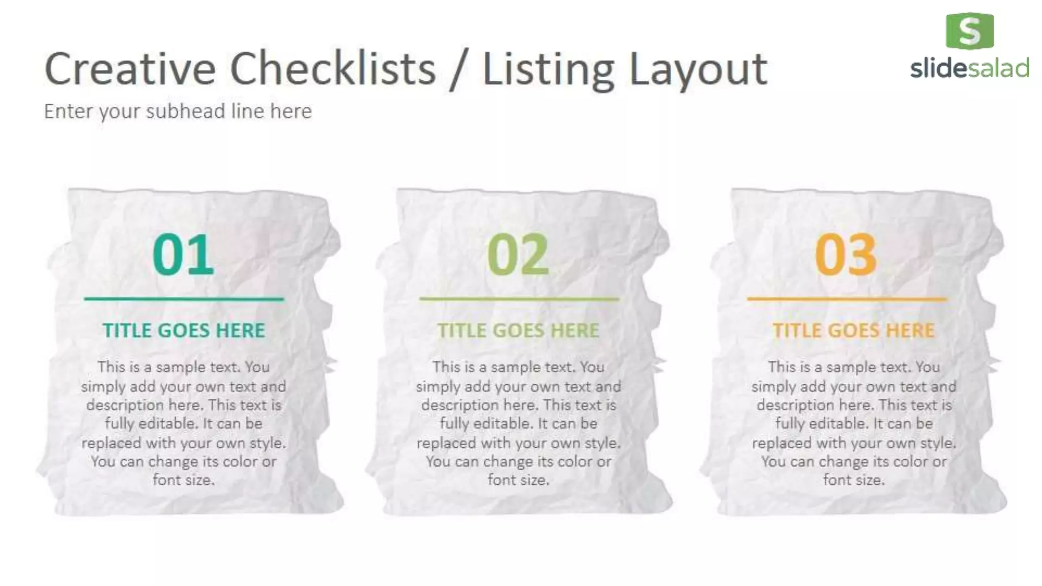 Checklists Diagrams PowerPoint Presentation Template - SlideSalad | PPT