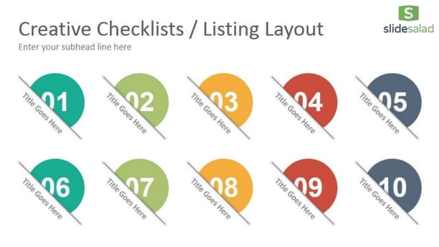 Checklists Diagrams PowerPoint Presentation Template - SlideSalad | PPT