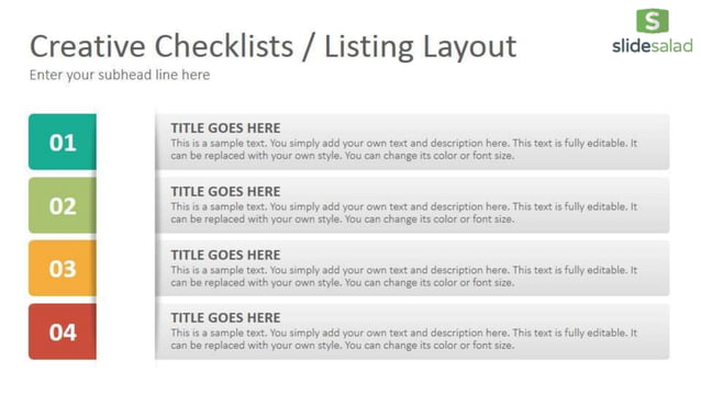 Checklists Diagrams PowerPoint Presentation Template - SlideSalad | PPT
