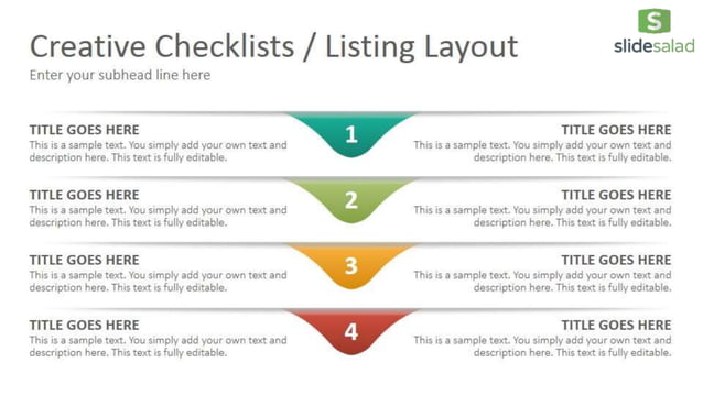 Checklists Diagrams PowerPoint Presentation Template - SlideSalad | PPT