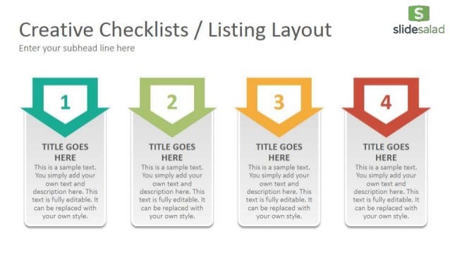 Checklists Diagrams PowerPoint Presentation Template - SlideSalad