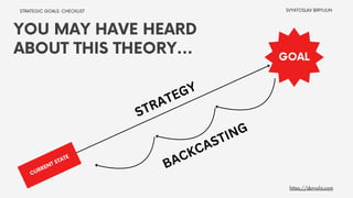 Checklist – strategic goals. How to set them? | PDF