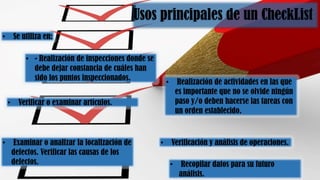 Check list tecnica de recopilacion de informacion V2 | PPTX