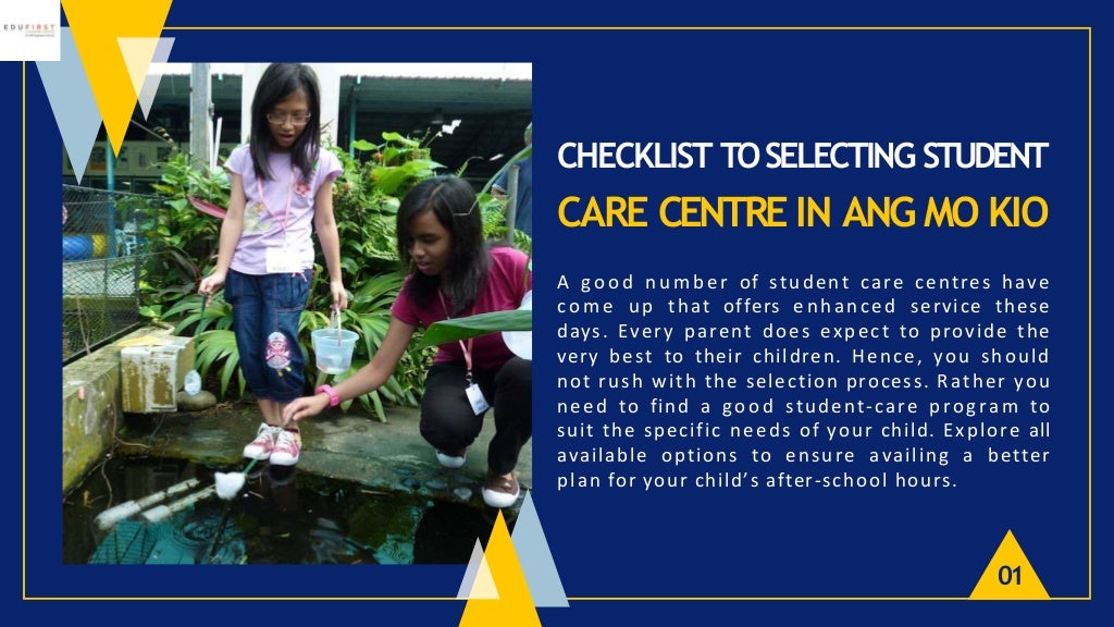 Checklist to selecting Student Care Centre in Ang Mo Kio.pptx