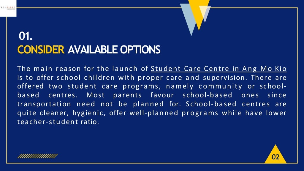 Checklist to selecting Student Care Centre in Ang Mo Kio.pptx