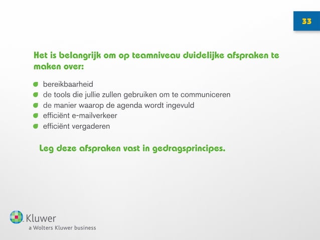 Checklist voor de thuiswerker - Checklist voor De Nieuwe Medewerker | PPT