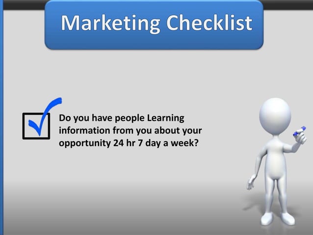 Check mark training | PPT