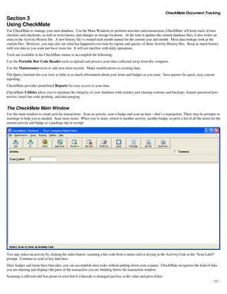 Check mate document guide | PDF