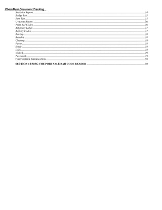 Check mate document guide