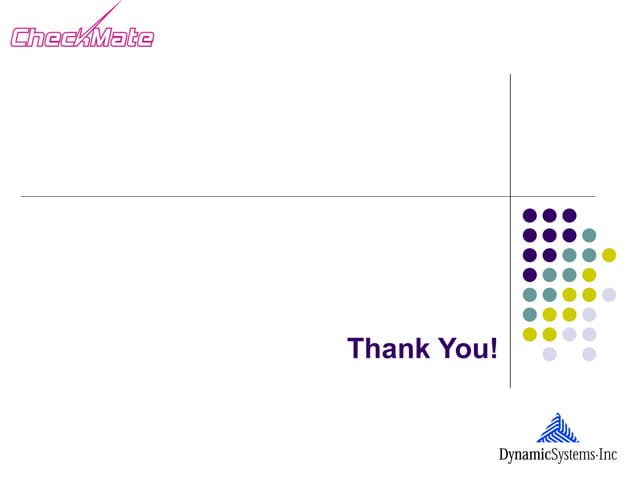 Check mate Barcode Tracking Solutions | PPT | Computing | Technology & Computing