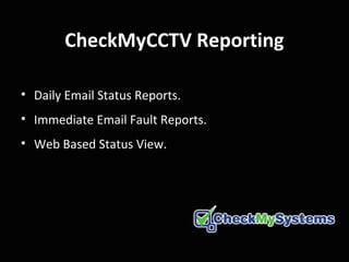 CheckMyCCTV Overview Presentation 1.3 | PPT