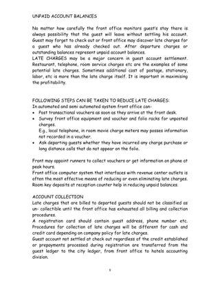 Checkout and settlement - Hospitality | PDF