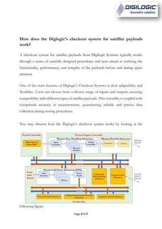 Checkout System for Satellite Payloads | Digilogic Systems | PDF