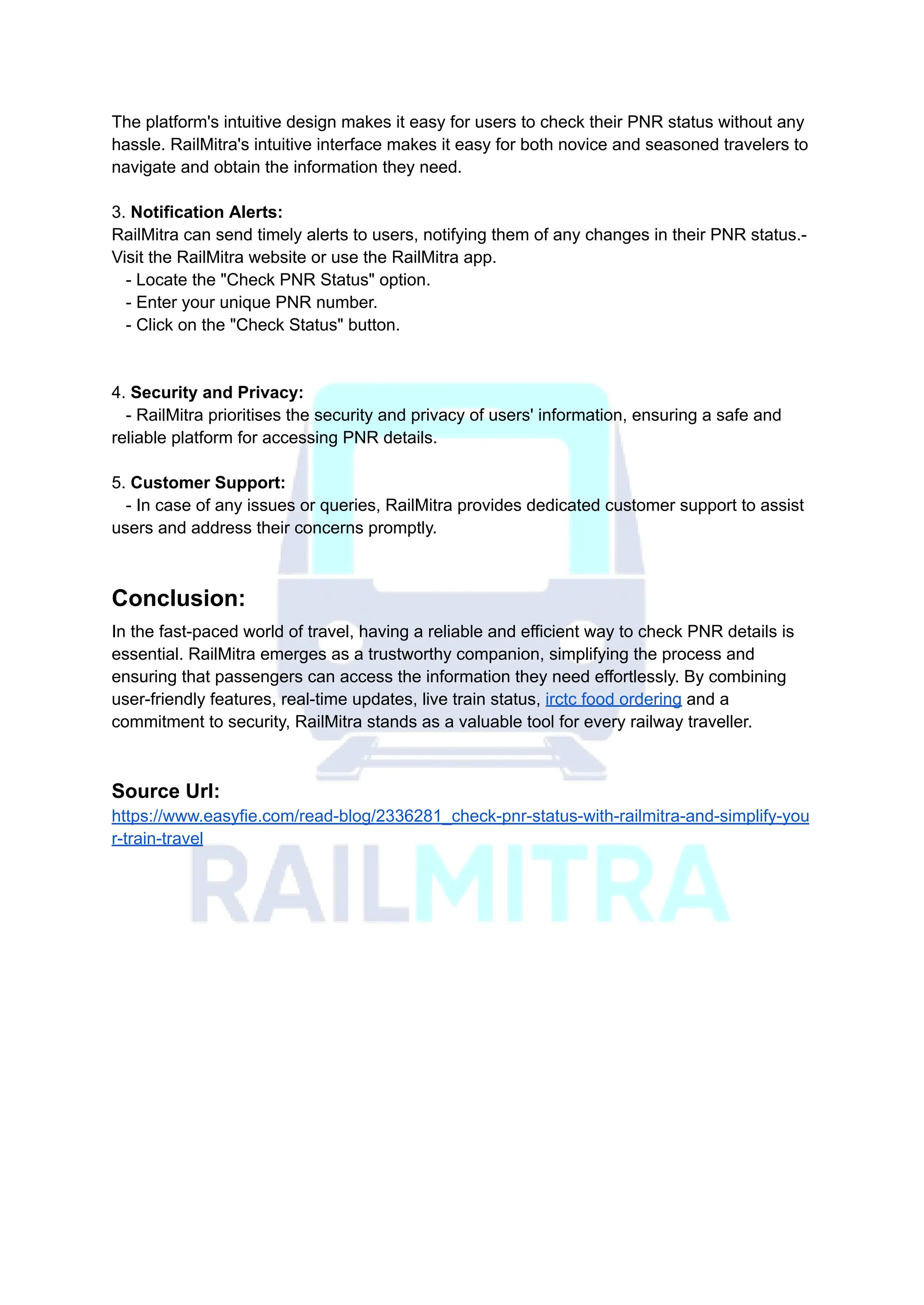 Check PNR Status with RailMitra and Simplify Your Train Travel.pdf
