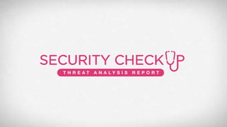 Checkpoint Security Check-Up | PPTX