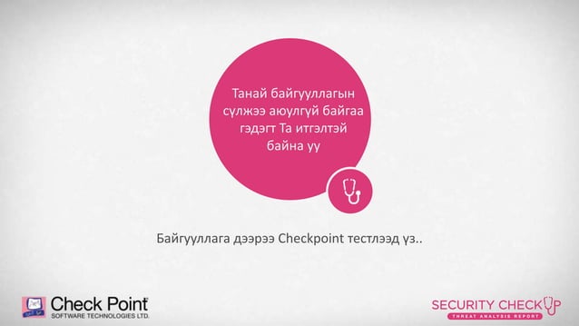 Checkpoint Security Check-Up | PPT