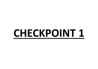 Checkpoint 1 (1) | DOCX