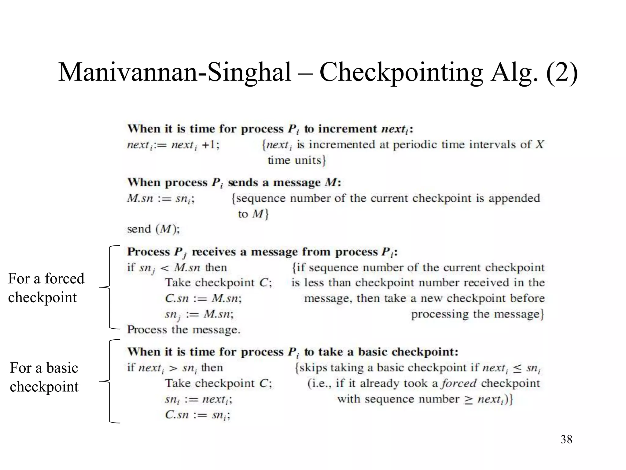 Checkpointing.pptx | Databases | Computer Software and Applications